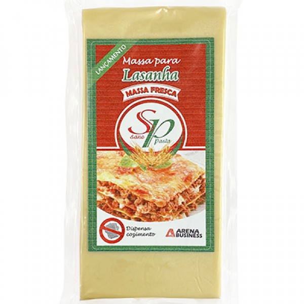 Massa de Lasanha Fresca 500g Sano Pasta